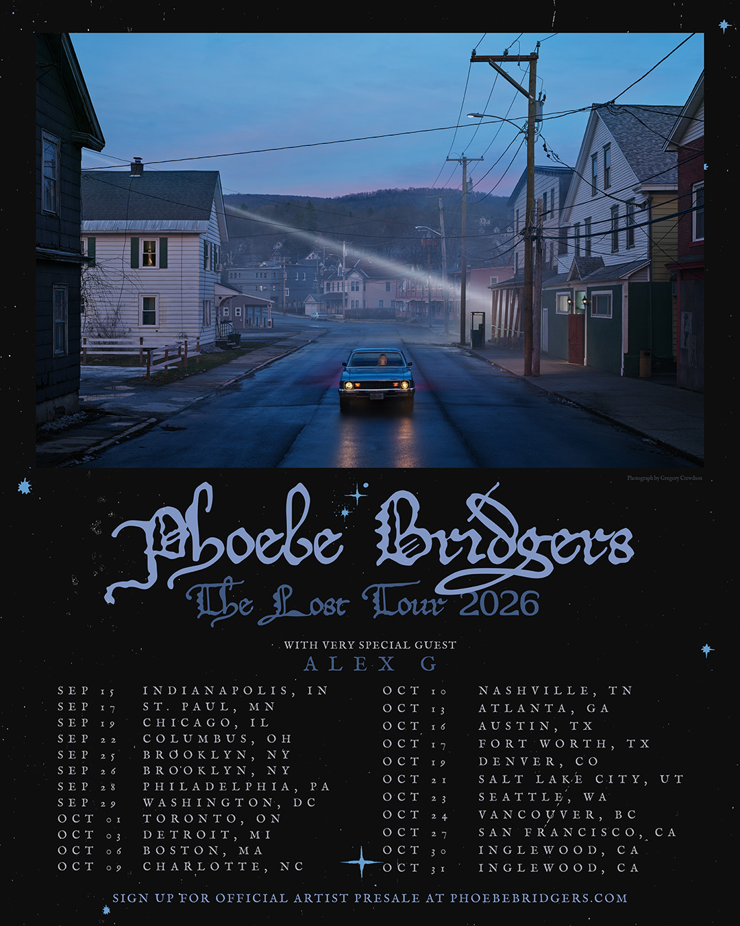 Phoebe Bridgers announces "The Lost Tour" with Alex G & Isaac Wood ...