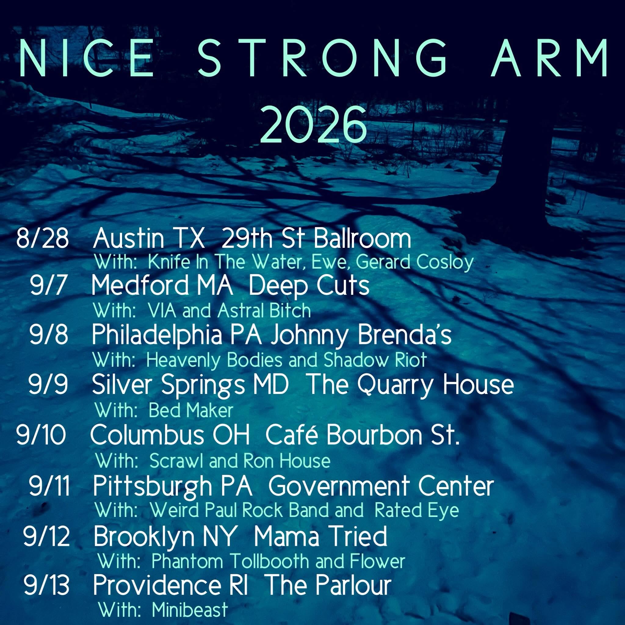 Nice Strong Arm announce first live shows in 30+ years