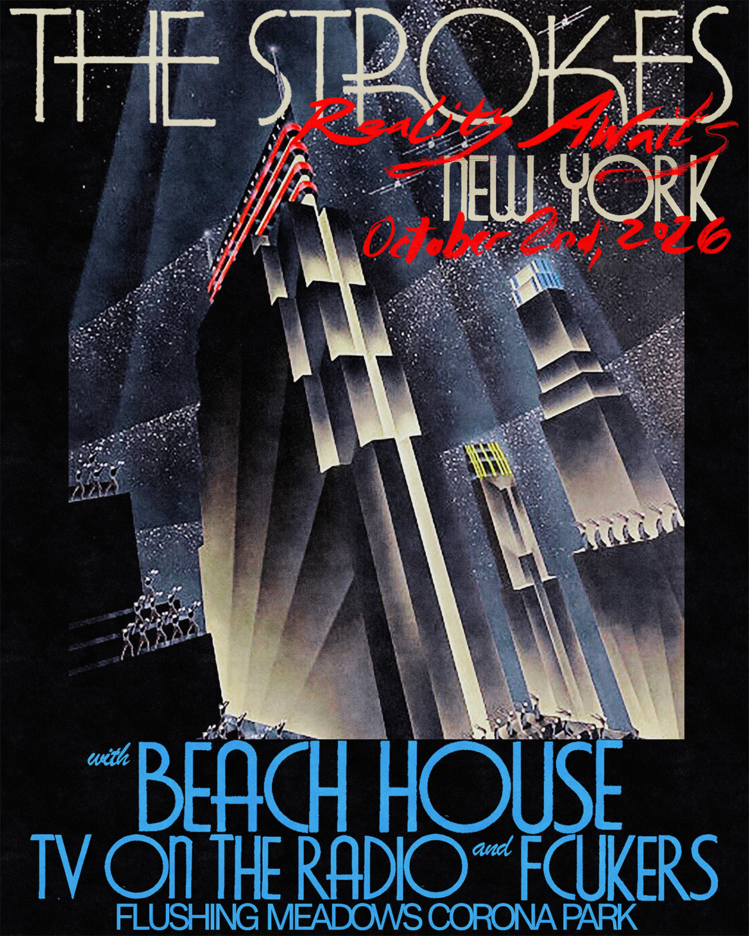 The Strokes announce huge NYC show w/ Beach House, TV on the Radio ...