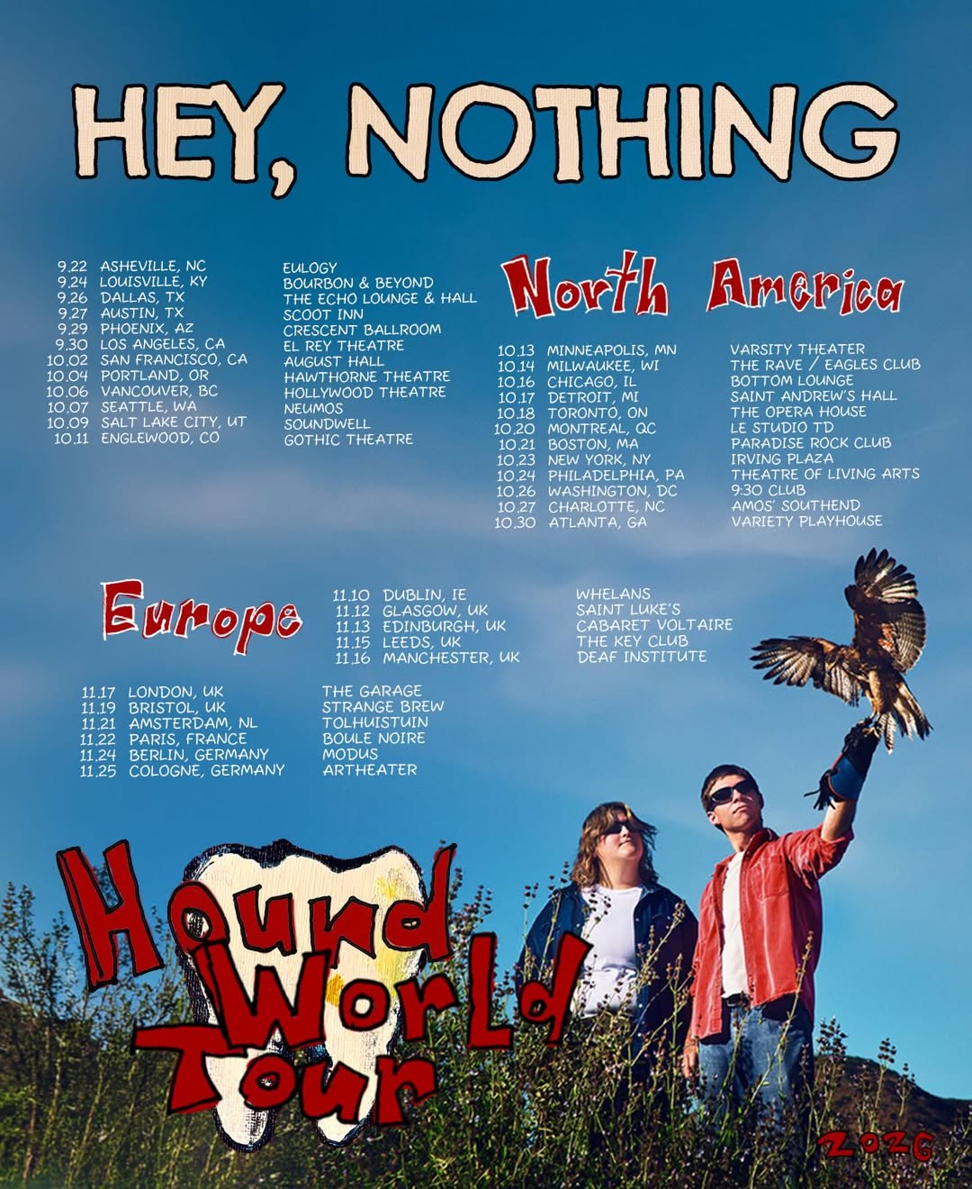 Tour news: The Bug Club, Kim Gordon, Afternoon Bike Ride, horsegiirL ...